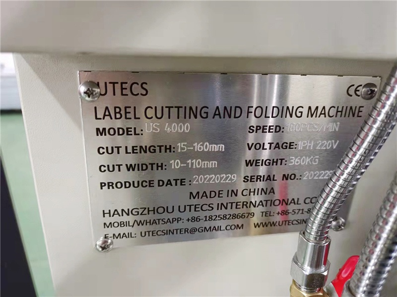 Multi function Label Cutting and Folding Machine
