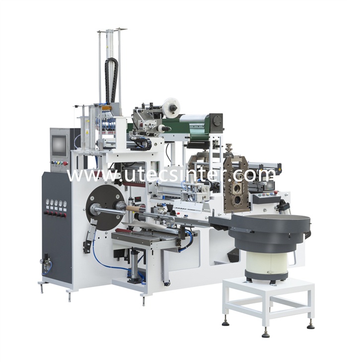 UR320DS2 Automatic Non-stop 2 Spindle Label Turret Rewinder