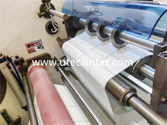 UR320DS2 Automatic Non-stop 2 Spindle Label Turret Rewinder